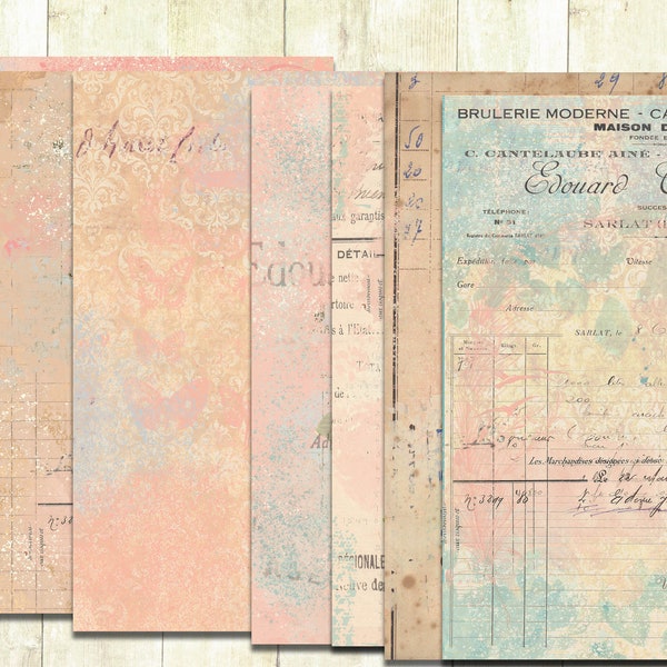 Pastel Papers - Etsy