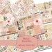 Vintage Pink Flower Journal Papers Bundle, Spring Journal Kit, Value ...