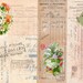 Vintage Pink Flower Journal Papers Bundle, Spring Journal Kit, Value ...