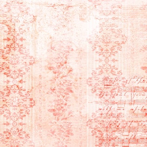 Pink Valentine Junk Journal Kit, Printable Papers, Digital Download ...
