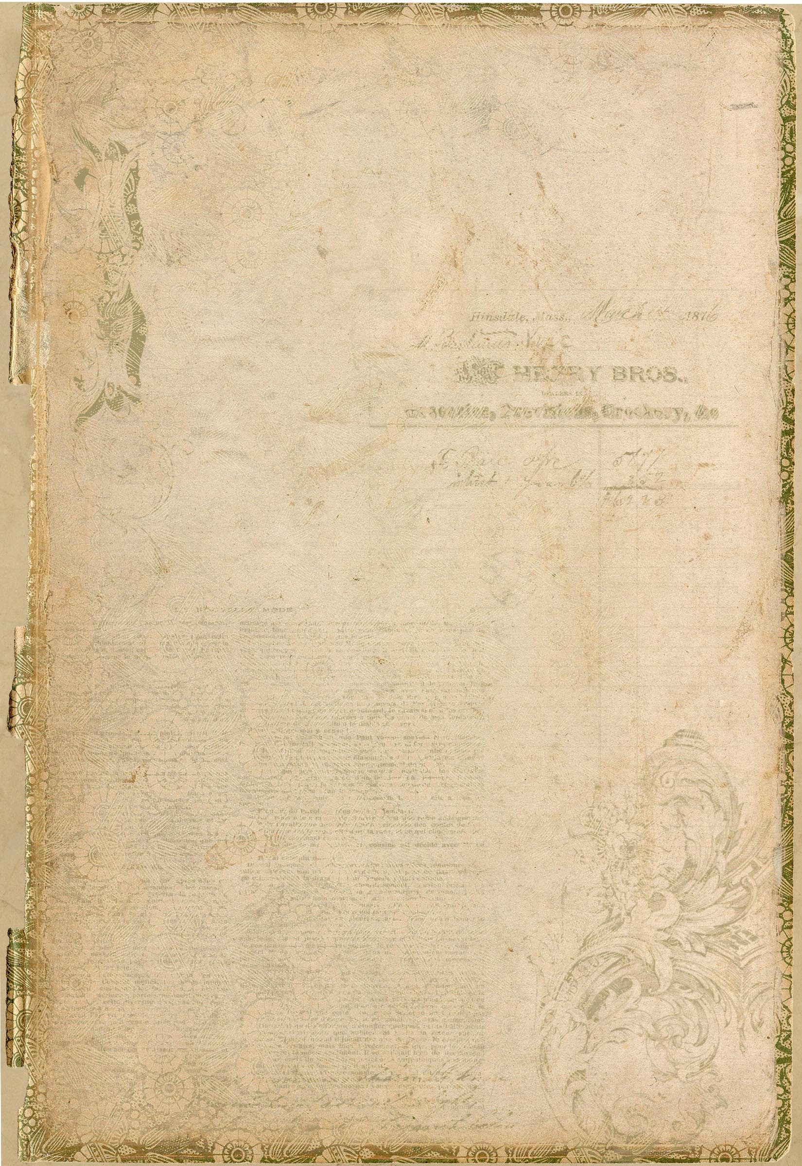 Old Book Pages, Vintage Book Papers, Printable Book Papers, End Papers ...