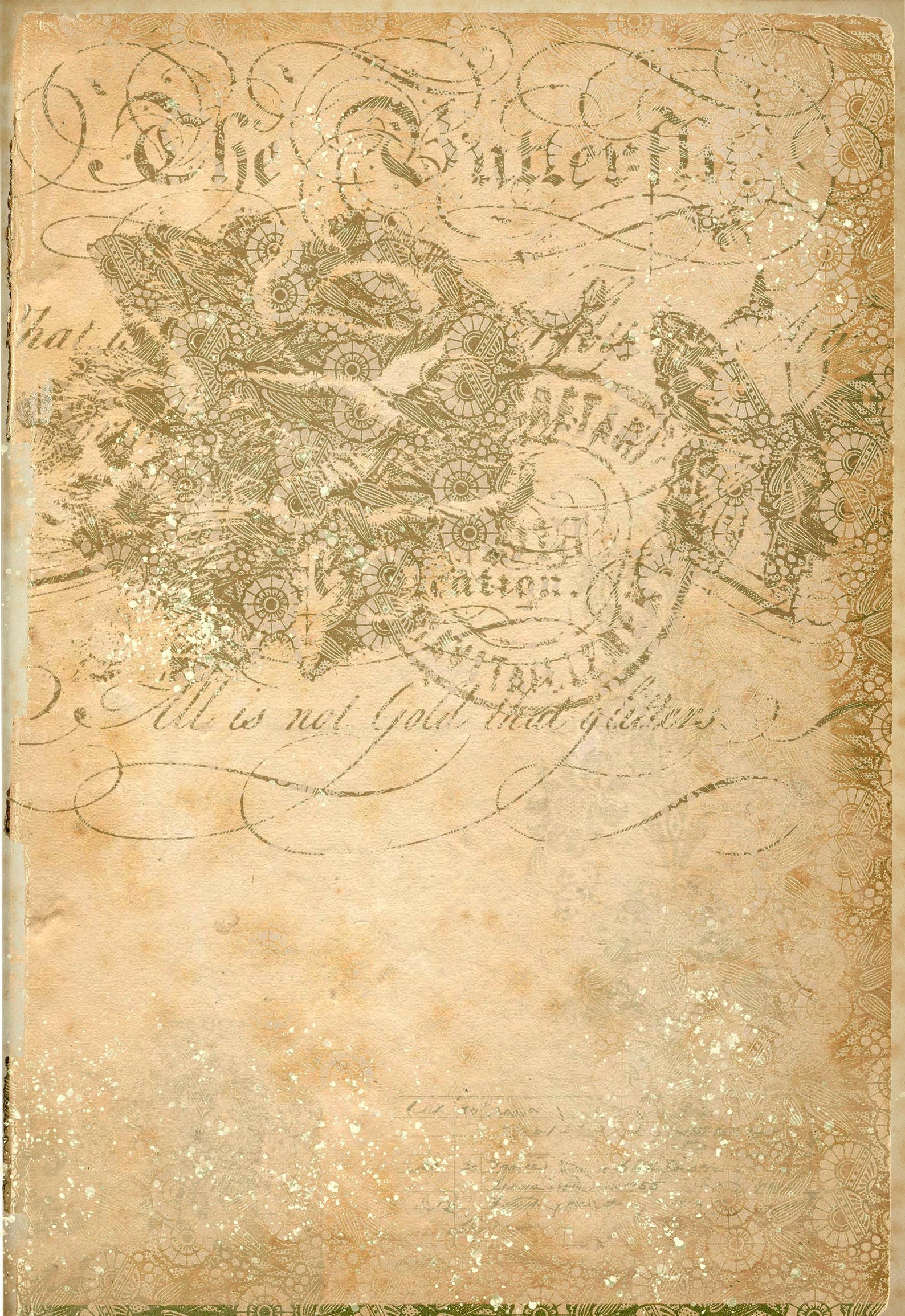 Old Book Pages, Vintage Book Papers, Printable Book Papers, End Papers ...