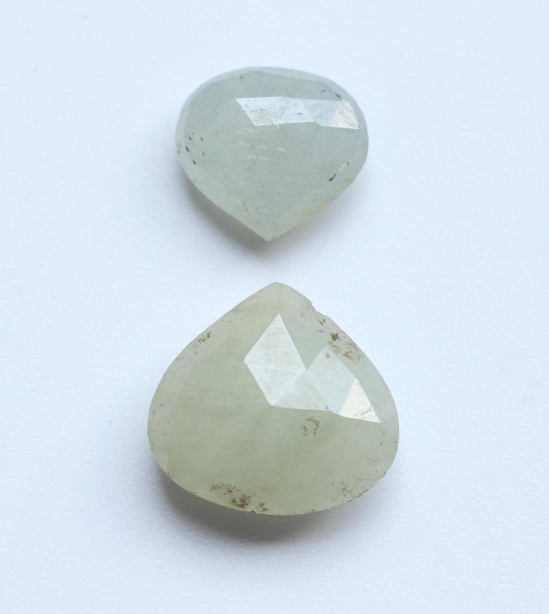 Rose Cut Set Gemstone, Natural Multi Sapphire Rose Cut Faceted Cabochon ...