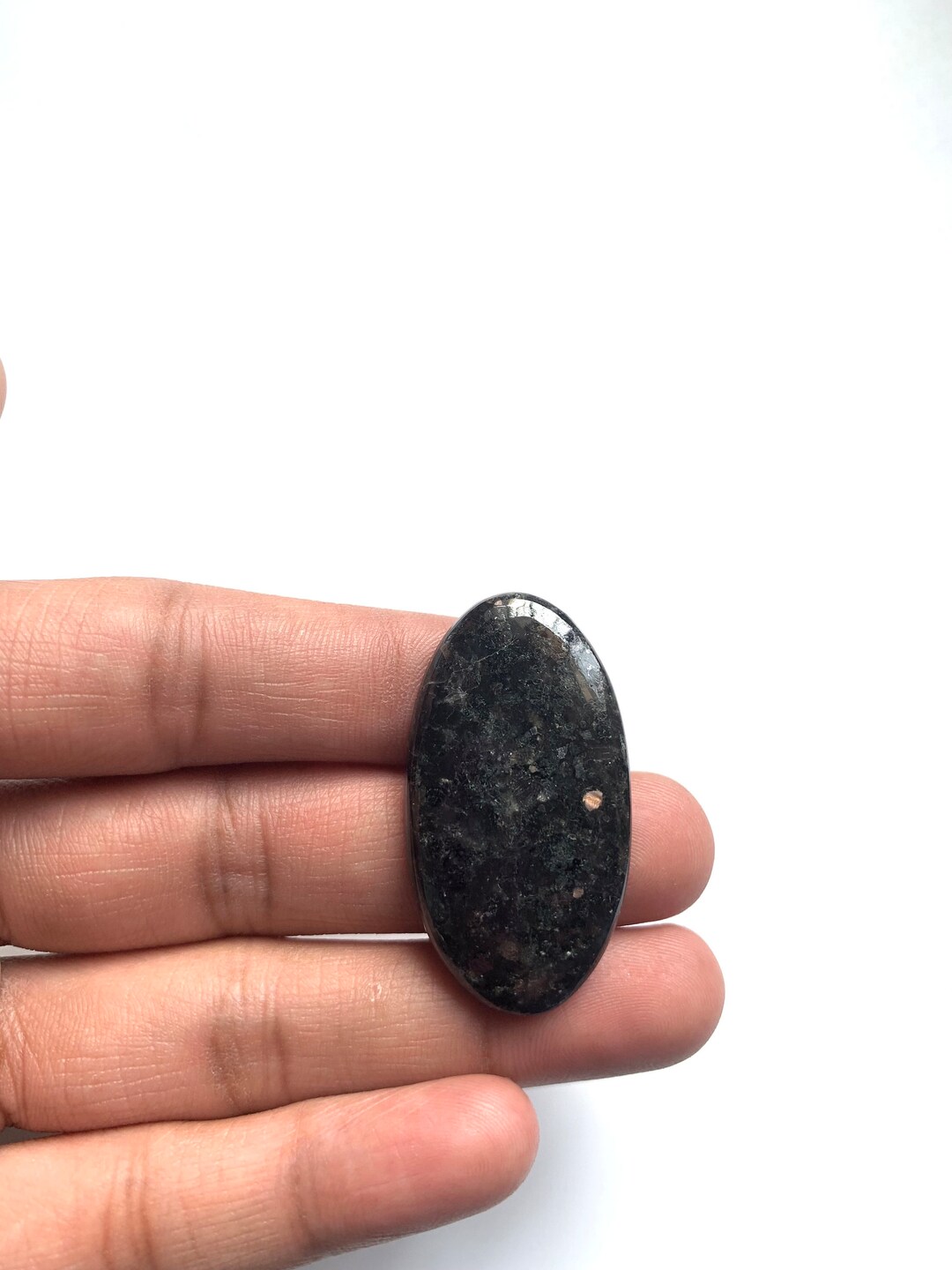 Nuummite Cabochon Gemstone Natural Nuummite Smooth Polished Oval ...