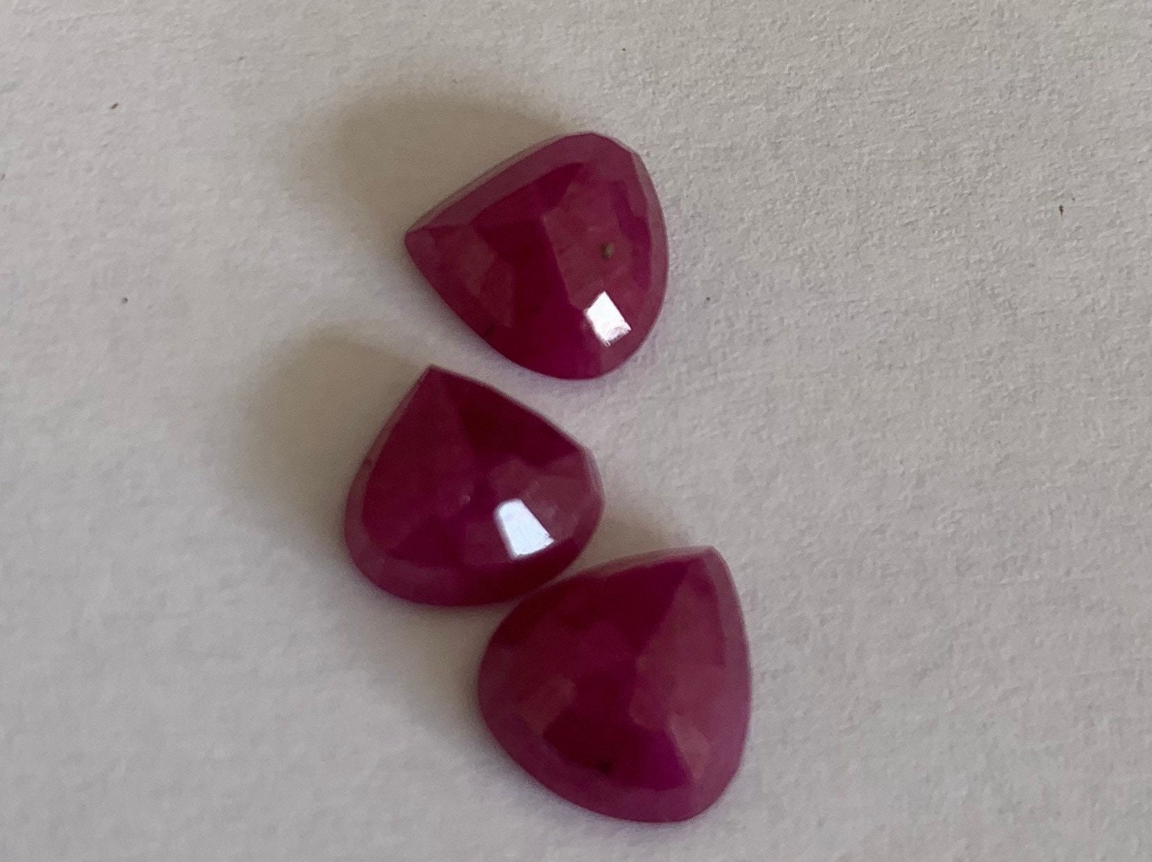 AAA GRADE Ruby Gemstone Cut Red Ruby Crystal Ruby Stone - Etsy