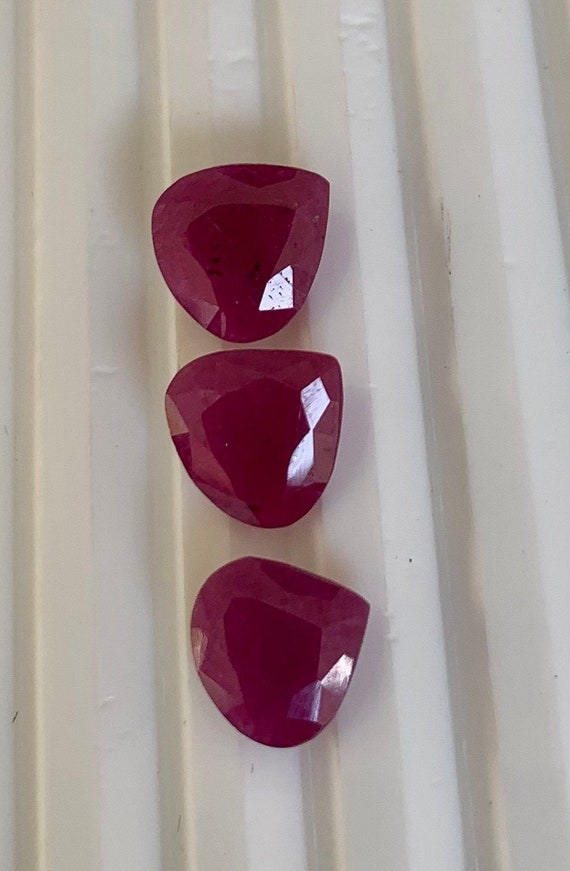 AAA GRADE Ruby Gemstone Cut Red Ruby Crystal Ruby Stone - Etsy
