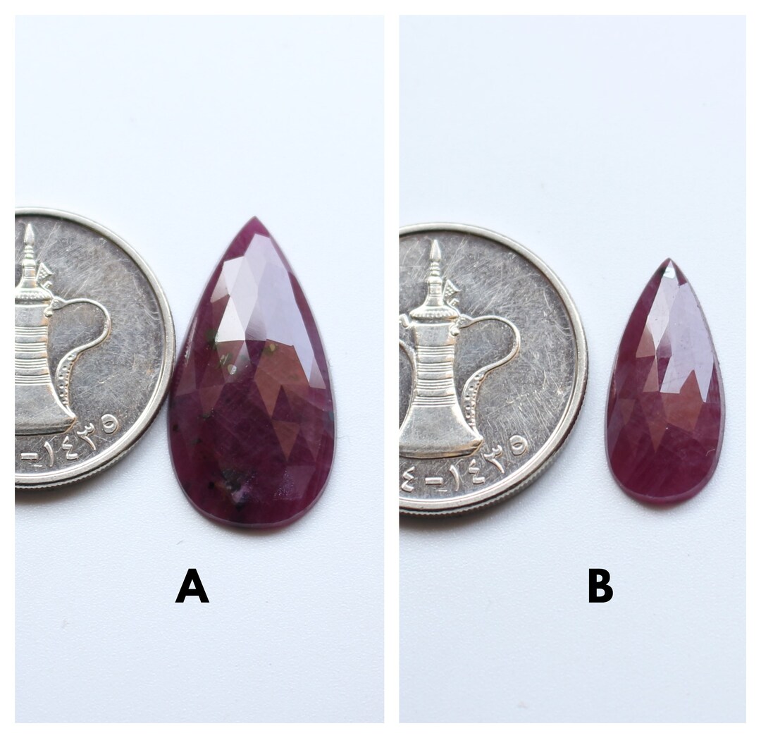 Ruby Rose Cut Gemstone Natural Untreated Bio Color Ruby Rose Cut ...