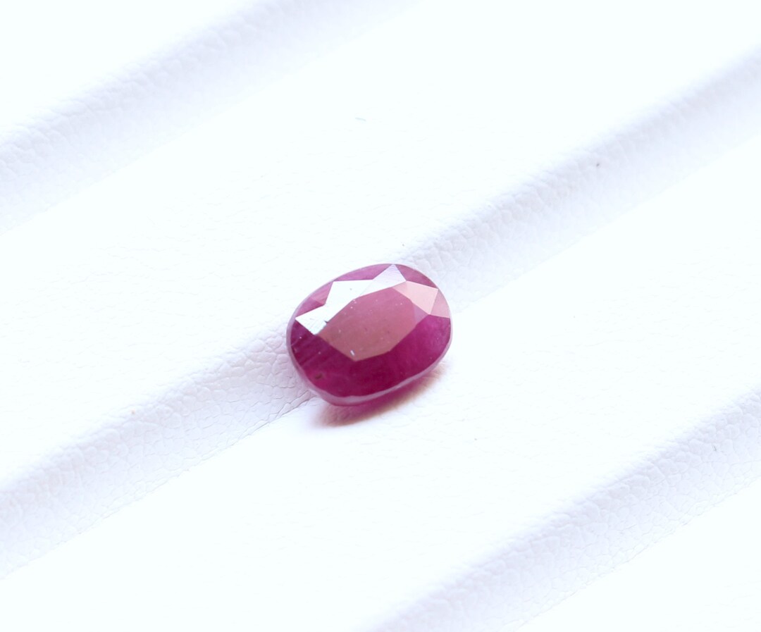 AAA Ruby Gemstone Emerald Cut, Loose Gemstone for Jewelry Making, Ruby ...