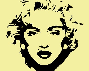 Madonna Svg - Etsy UK