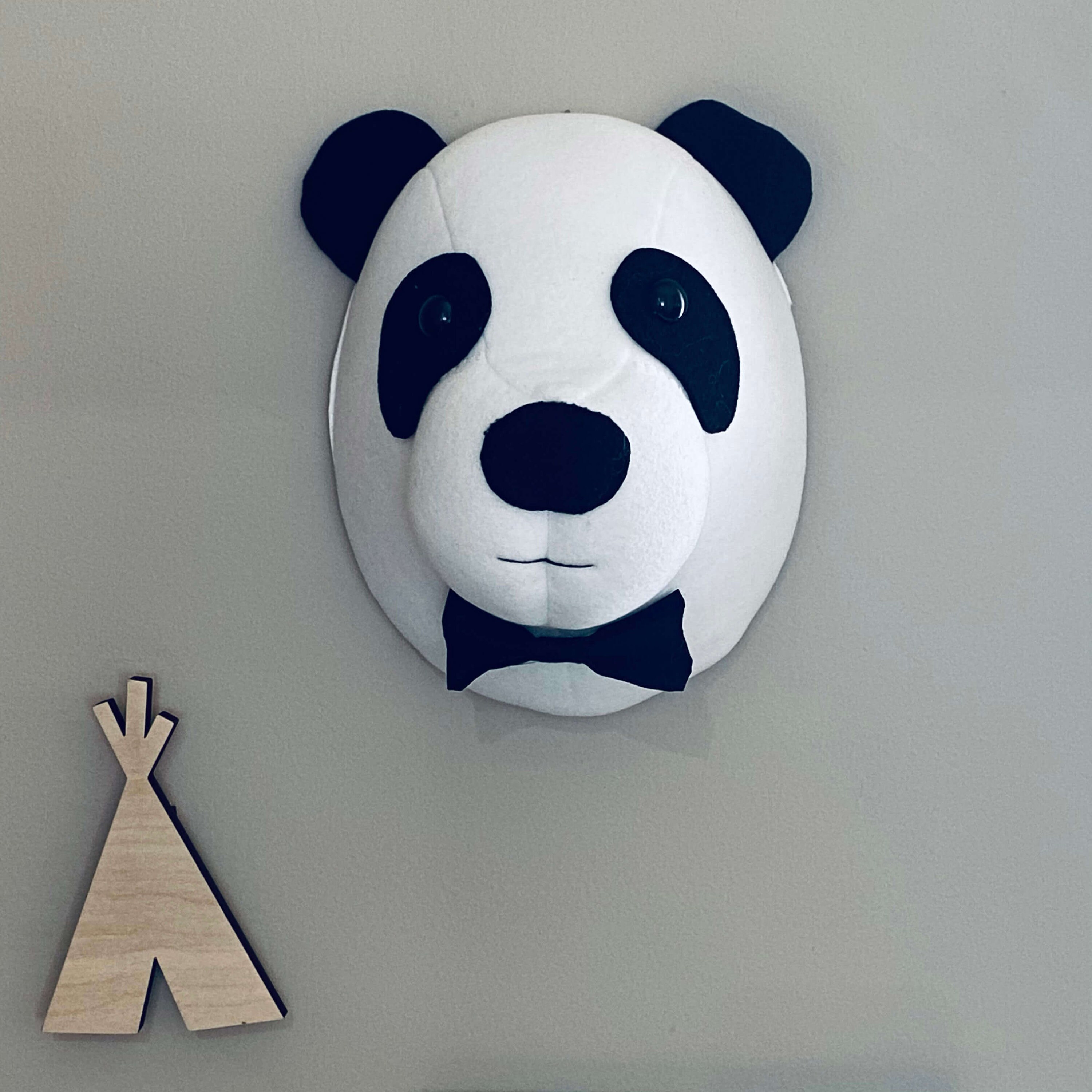 Panda 3D Head Wall Mount & Nursery Decor for Kids Animal | Etsy