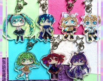Vocaloid Acrylic Charms Gumi Megpoid Keychain Megpoid Gumi Charm Gakupo ...