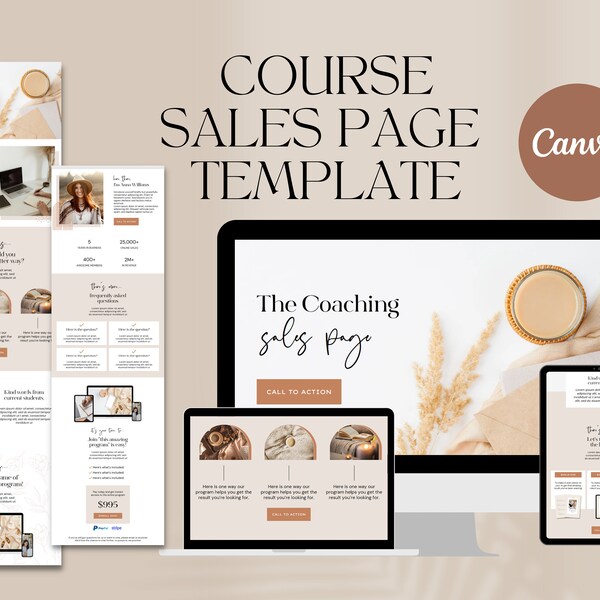 Thrivecart Course Template - Etsy