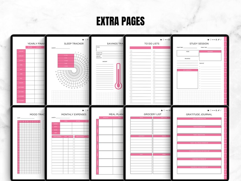 In My Girl Mom Era Self-care PLR Digital Planner Template Canva ...