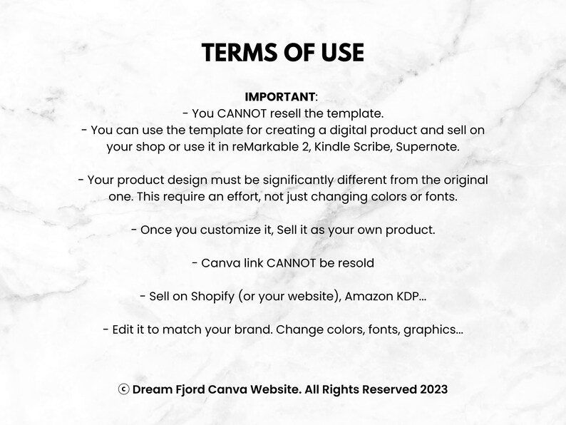 Remarkable 2 Digital Planner Template, Remarkable Canva Template ...