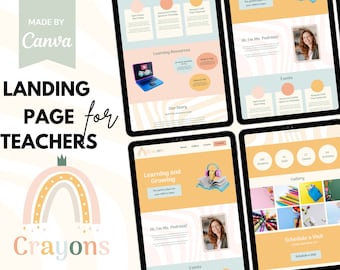 Teacher Bio Template - Etsy