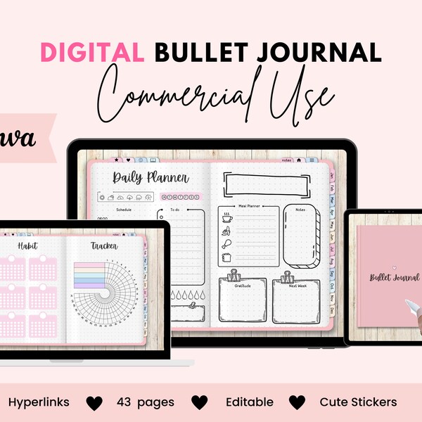 Bullet Journal - Etsy