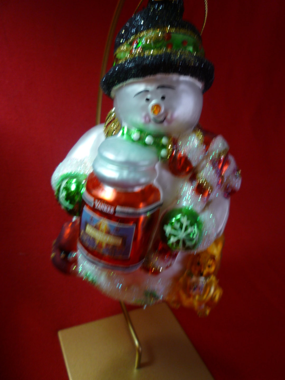 Yankee Candle christopher Snowbrite Ornament - Etsy
