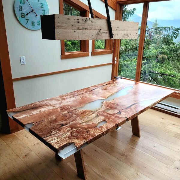Bookmatched Table - Etsy