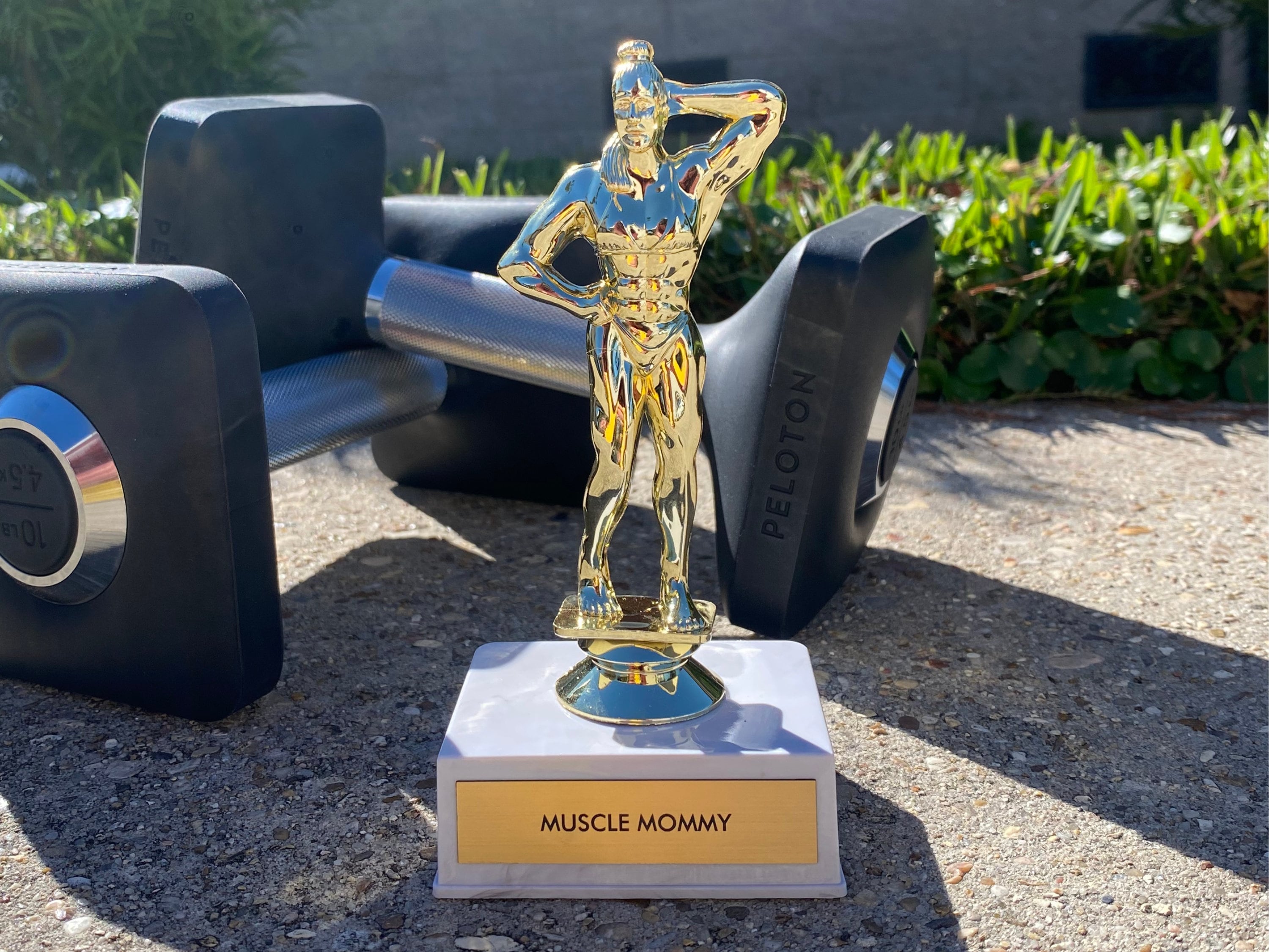 Muscle Mommy Award Nostalgic Vintage Style Trophy - Funny Mothers Day ...