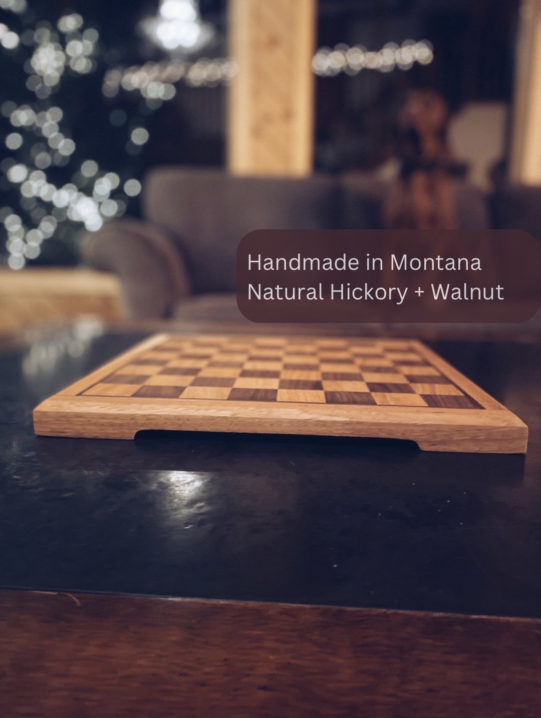 Wooden Chess or Checker Board, Made in Montana - Etsy