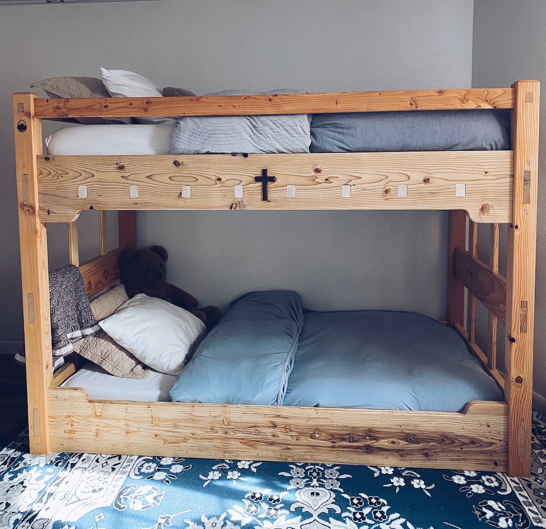 Twin Bunk Bed, Solid Local Fir, Handmade in Montana, USA - Etsy