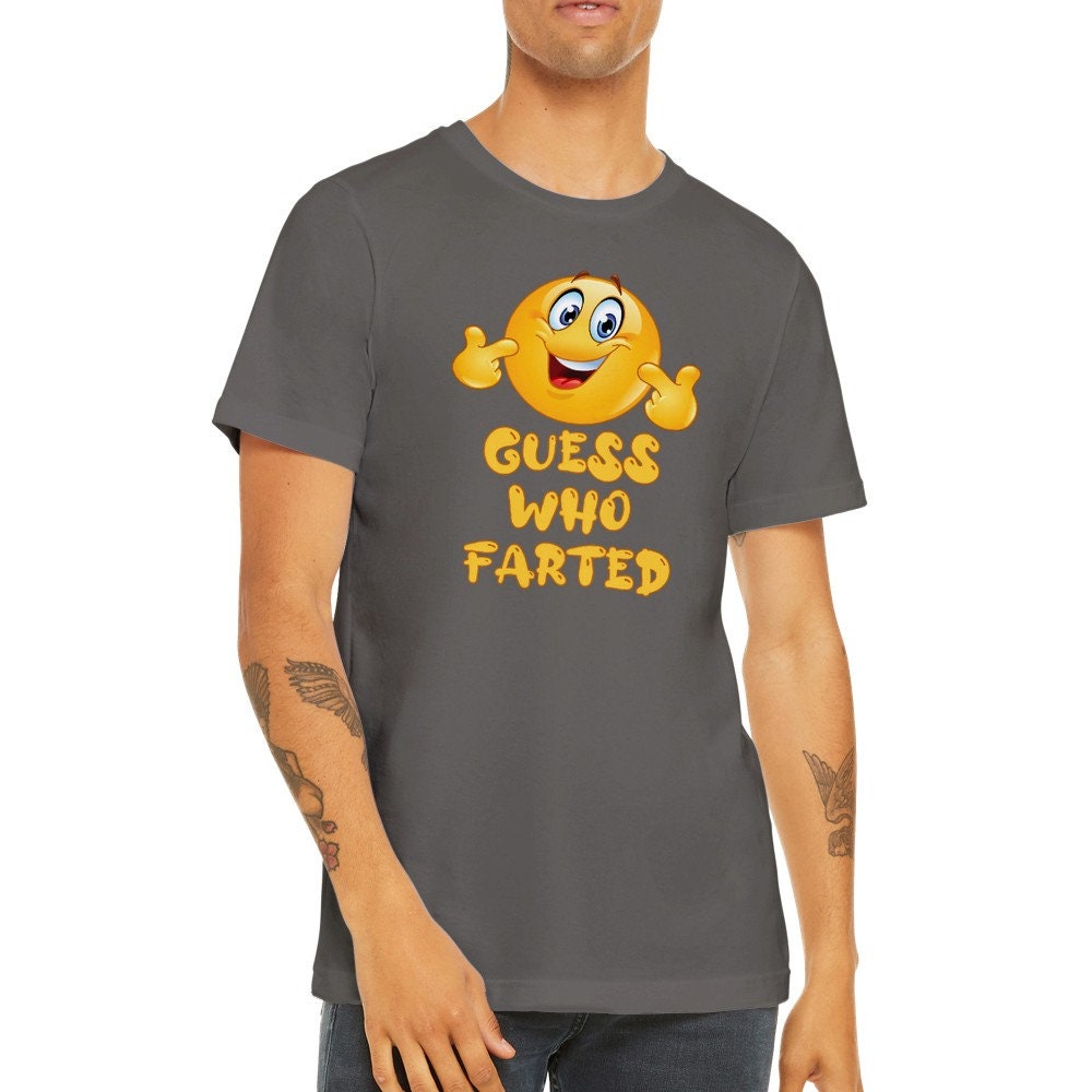 Guess Who Farted Fart Smelly Funny Emoji Novelty Rude Gift Dad ...