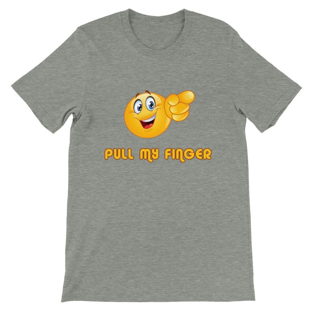 Pull My Finger Smiley Face Fart Funny Novelty Birthday - Etsy