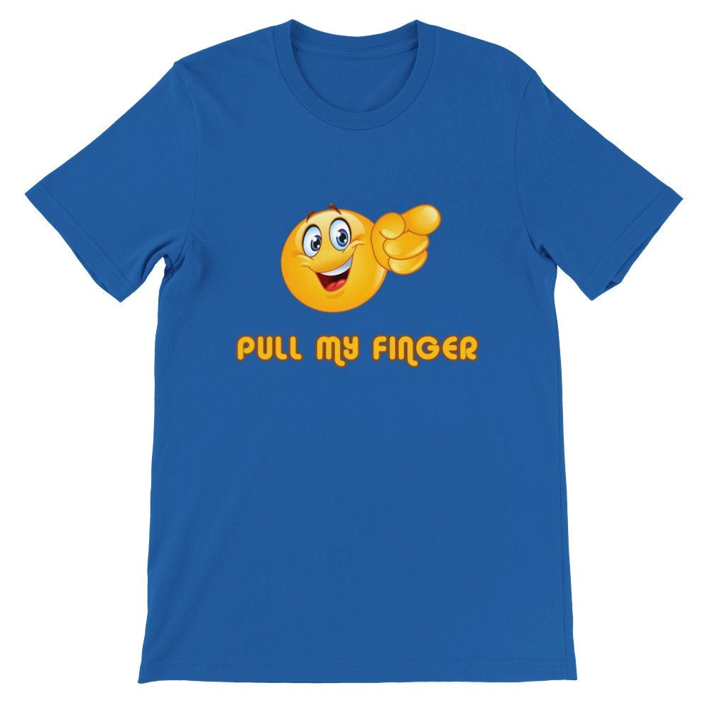Pull My Finger Smiley Face Fart Funny Novelty Birthday Christmas Dad ...