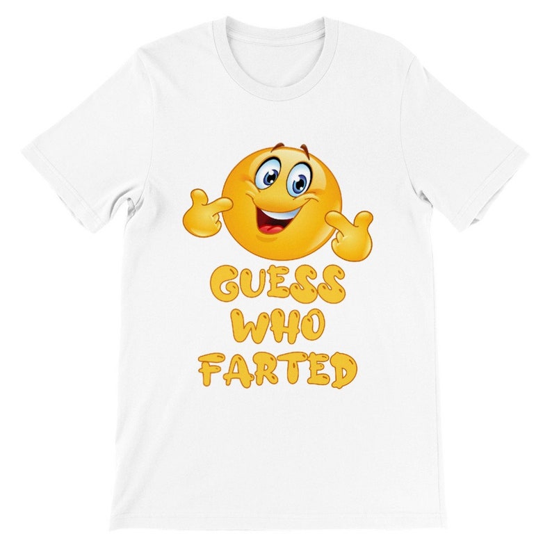 Guess Who Farted Fart Smelly Funny Emoji Novelty Rude Gift Dad ...