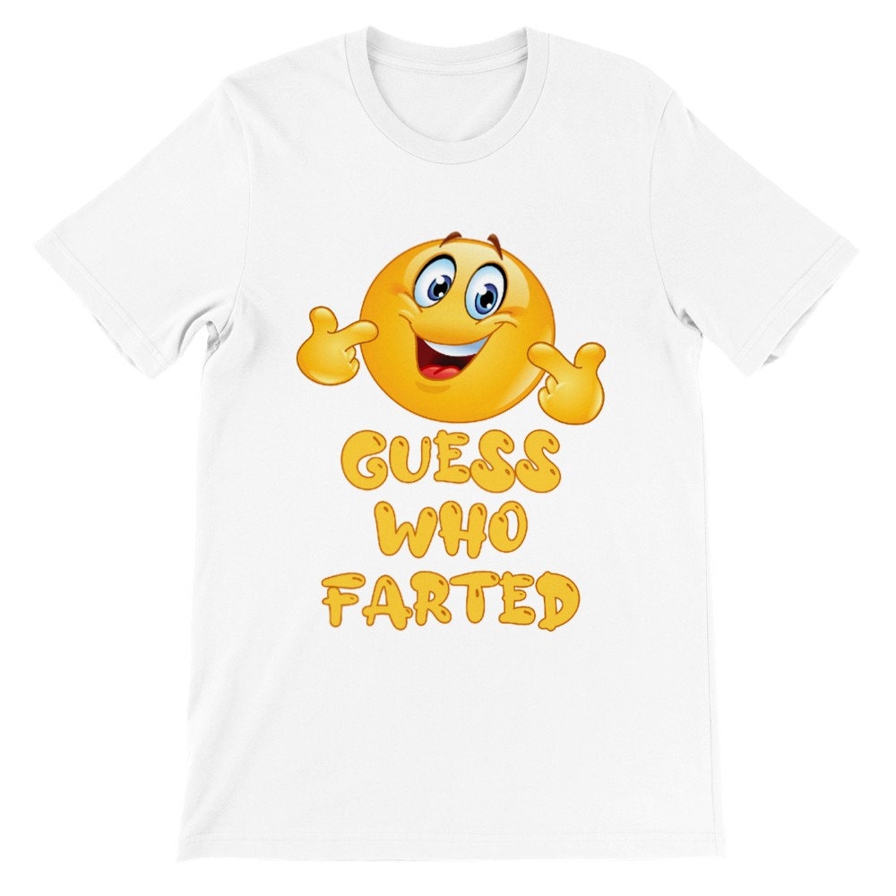 Guess Who Farted Fart Smelly Funny Emoji Novelty Rude Gift Dad ...