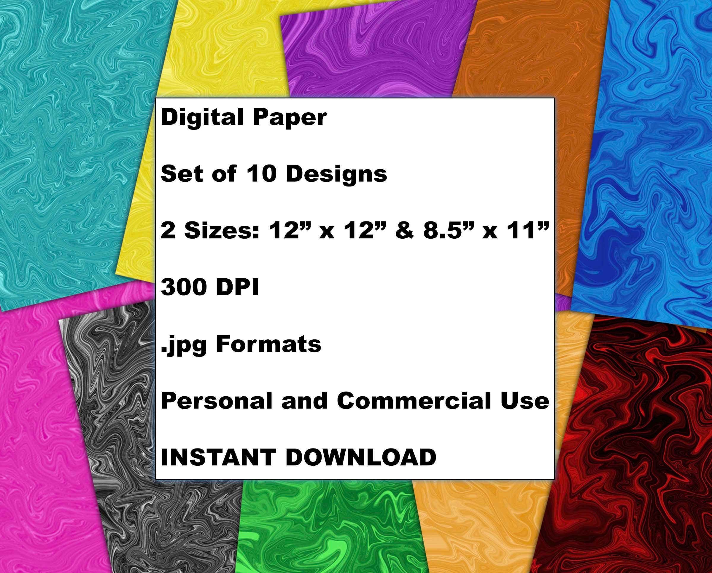 Digital Paper Liquid Paper Printable Paper Printable Color Liquid ...