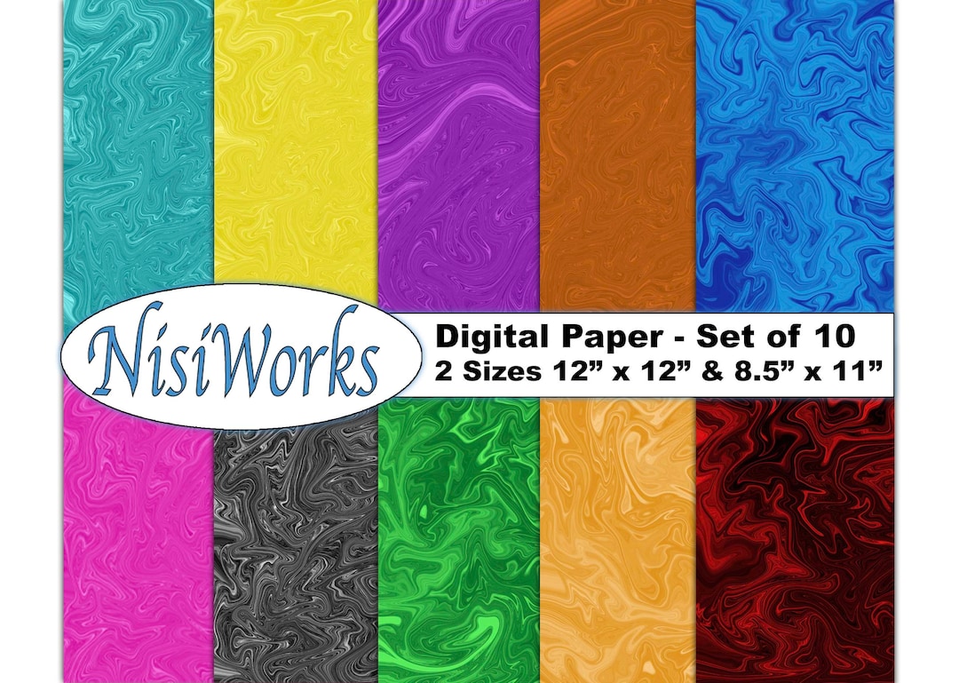 Digital Paper Liquid Paper Printable Paper Printable Color Liquid ...
