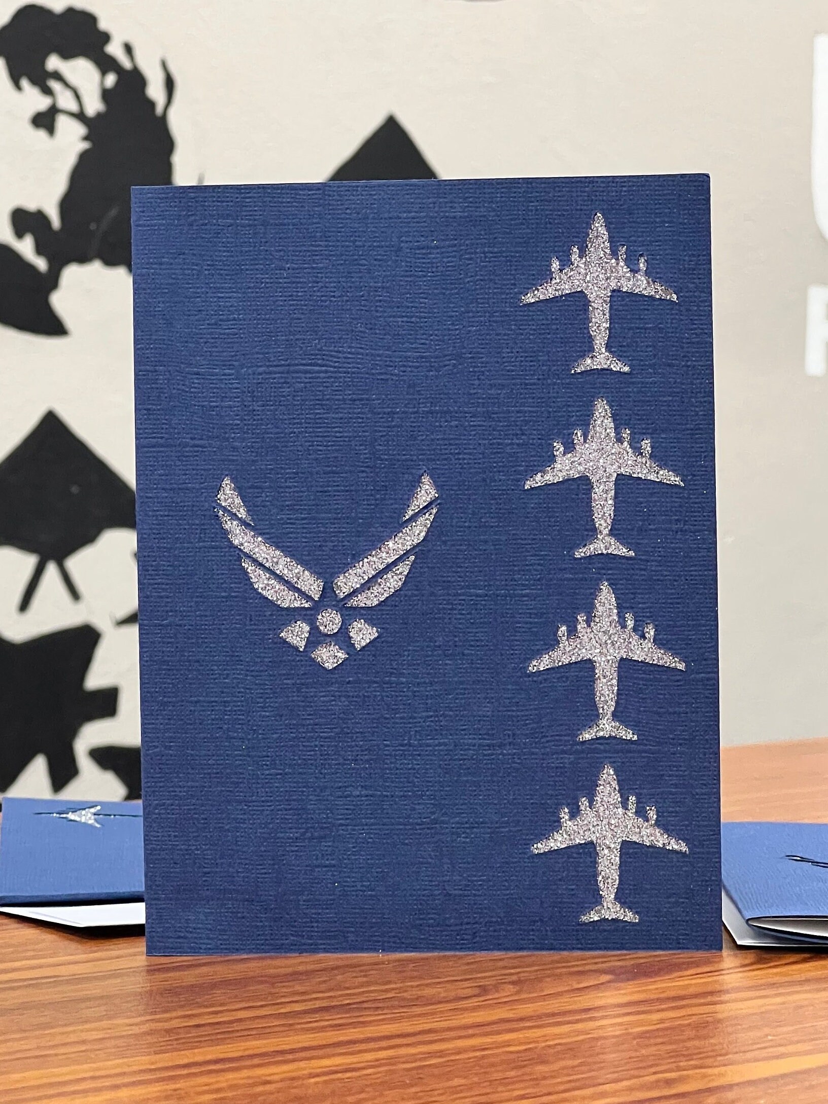 US Air Force Greeting Card (cargo/heavy Aircraft Pattern) - Etsy