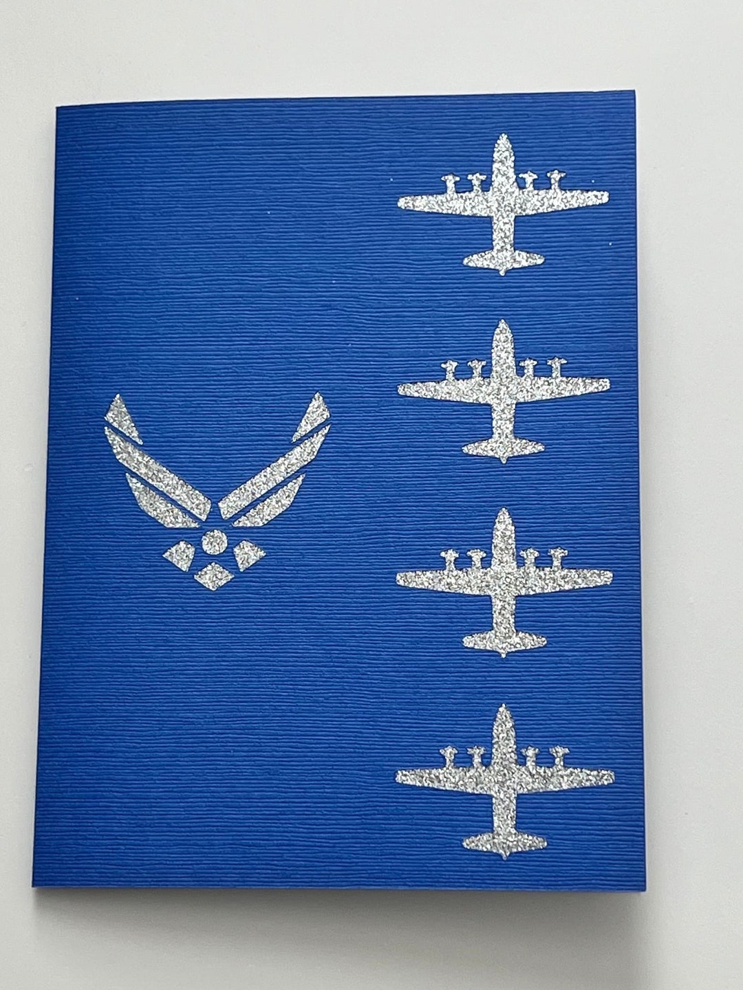 US Air Force Greeting Card (cargo/heavy Aircraft Pattern) - Etsy