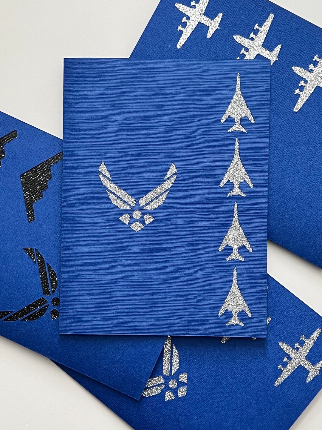 US Air Force Greeting Card (bomber Aircraft Pattern) - Etsy