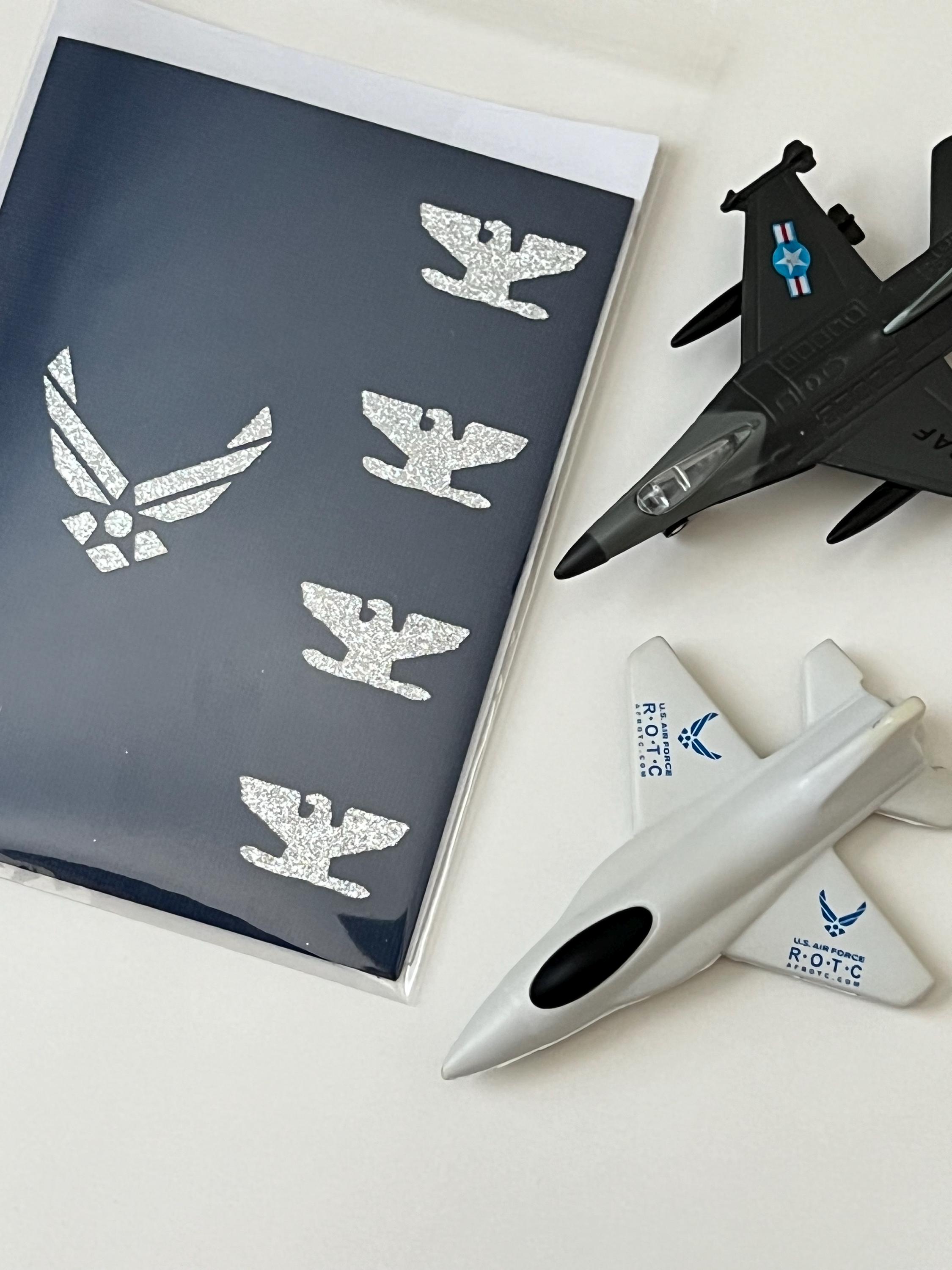 US Air Force Greeting Card (officer Rank Pattern - Maj, Lt Col, Colonel ...