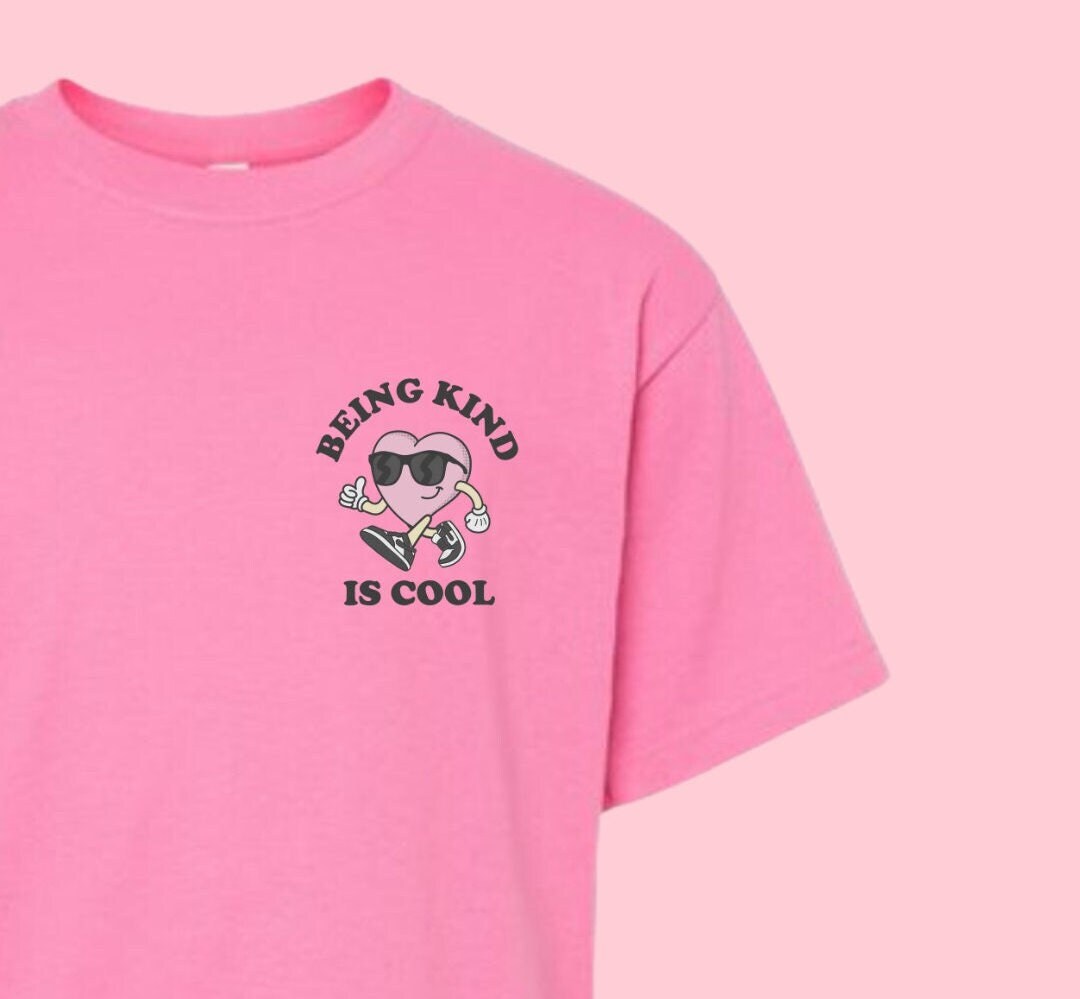 Being Kind is Cool Shirt Pink Shirt Day Be Kind Kindness Club Anti ...