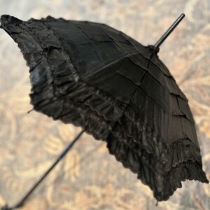 VICTORIAN GOTHIC MOURNING Parasol A Rare Gothic Treasure - Etsy