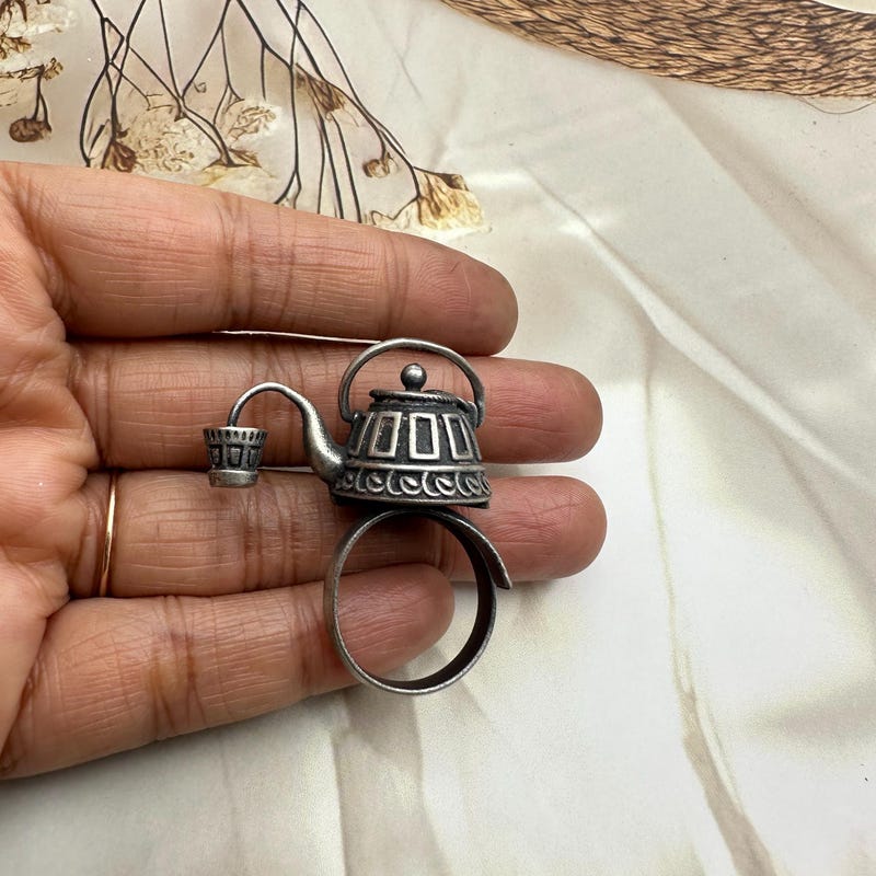 Teapot Ring - Etsy