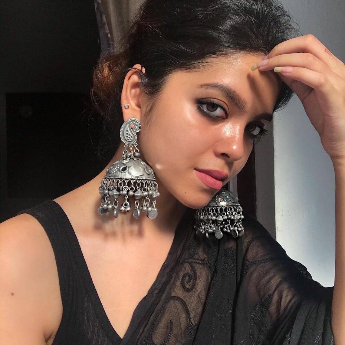 LIMITED EDITION Big Traditional Jhumka Elegant Unique - Etsy