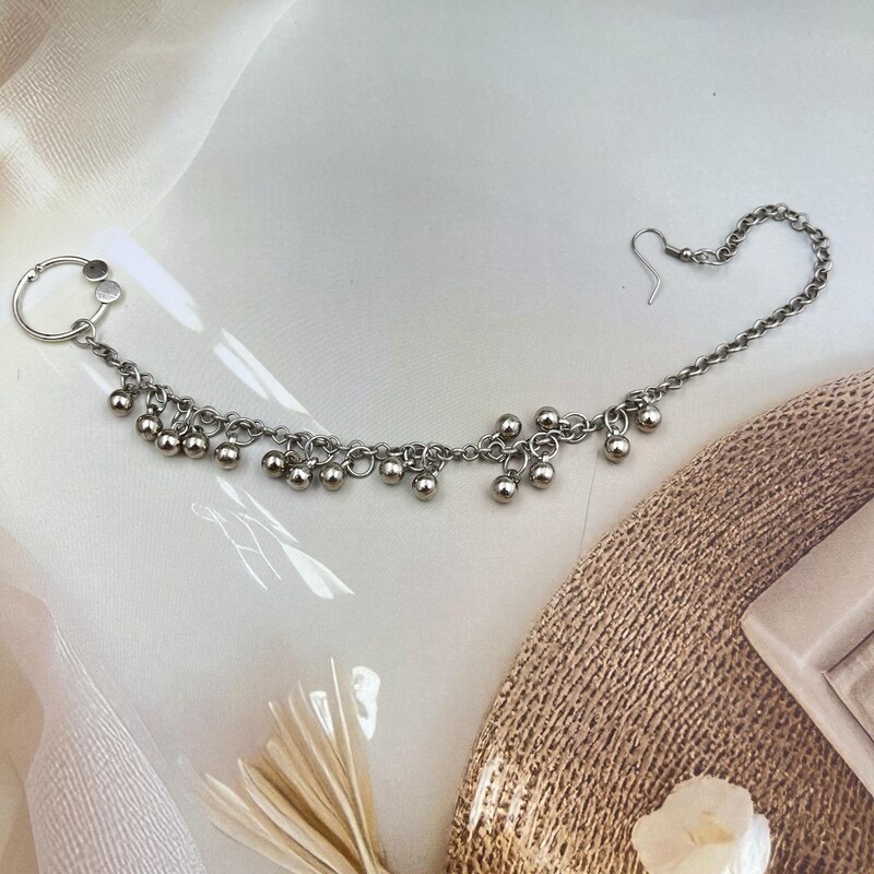 Nose Ring Chain - Etsy