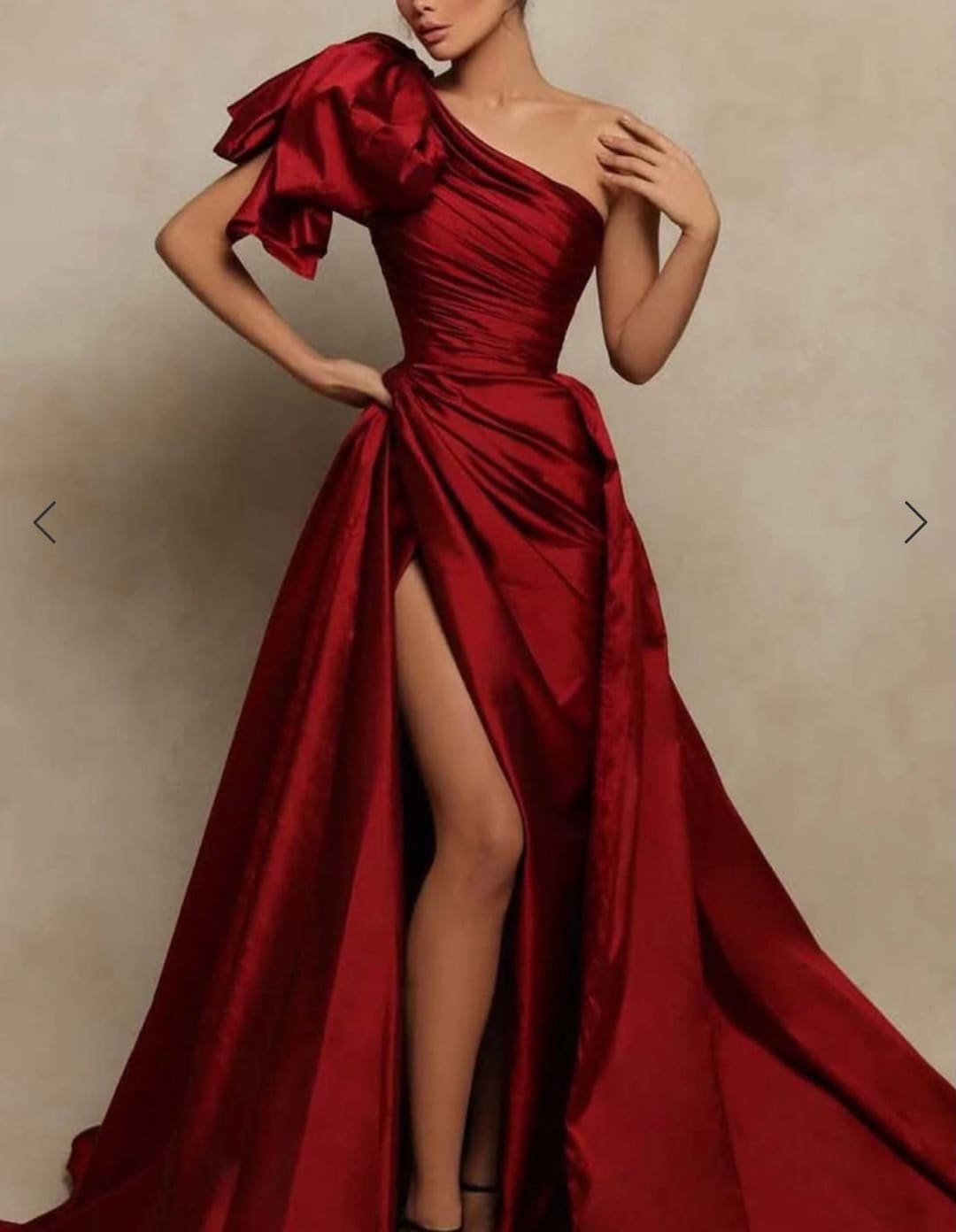 One off Shoulder Gown - Etsy