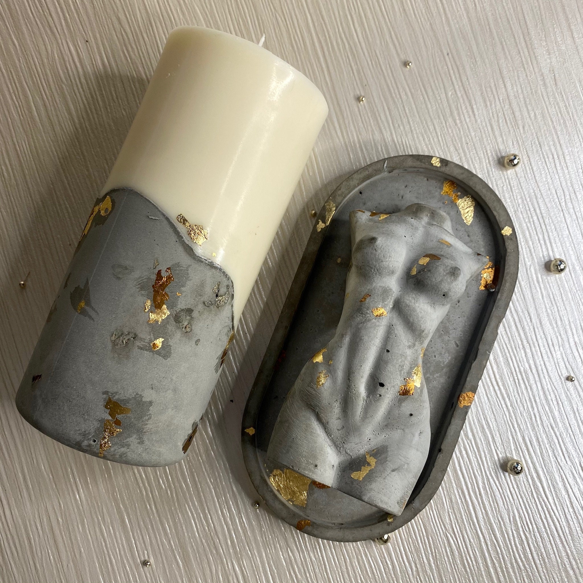 Large Female Torso Goddess Sculpture Gift Set Concrete | Etsy UK