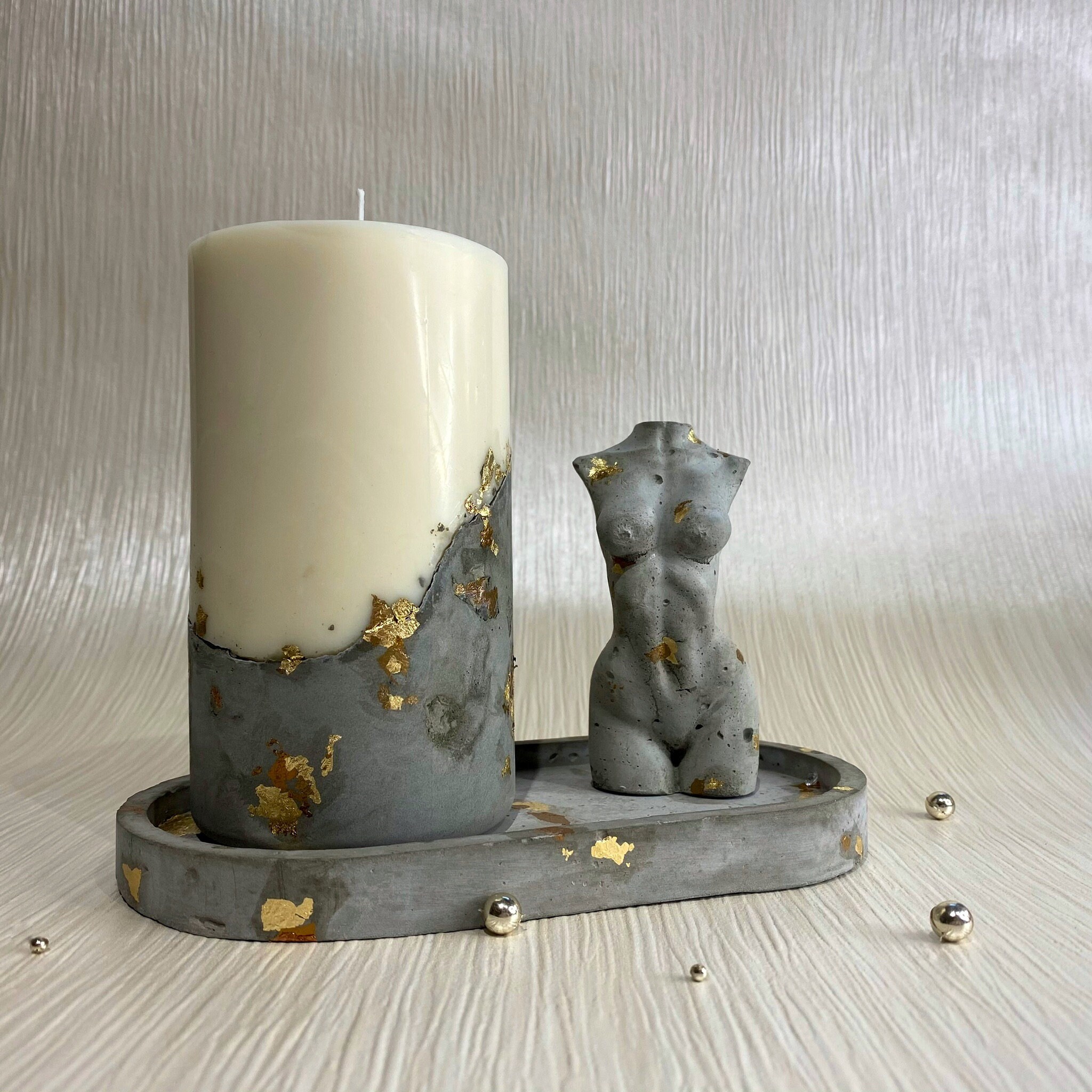 Small Concrete Female Torso Sculpture Goddess Figure Naked - Etsy