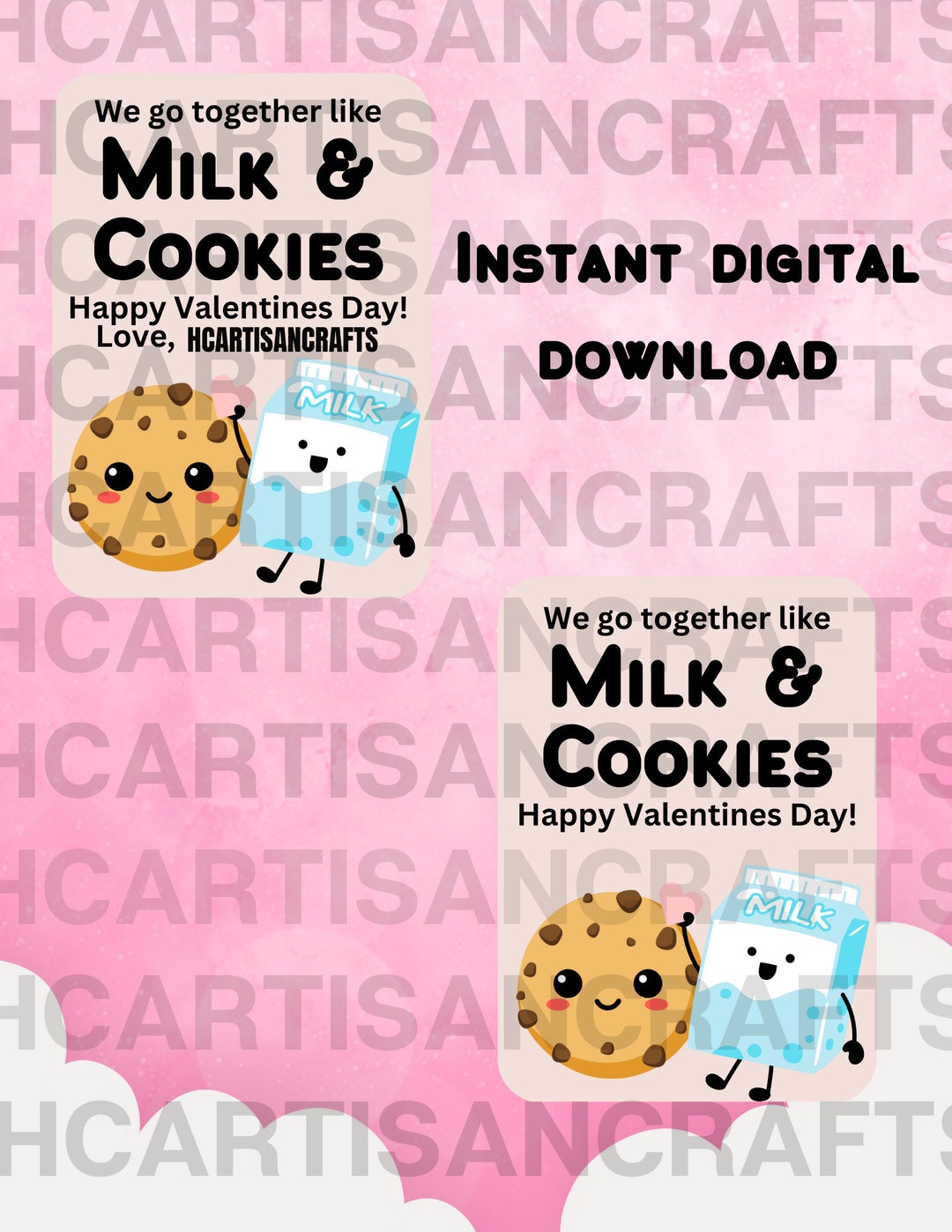We Go Together Like Milk and Cookies/ Instant Digital Download/ Cookies ...
