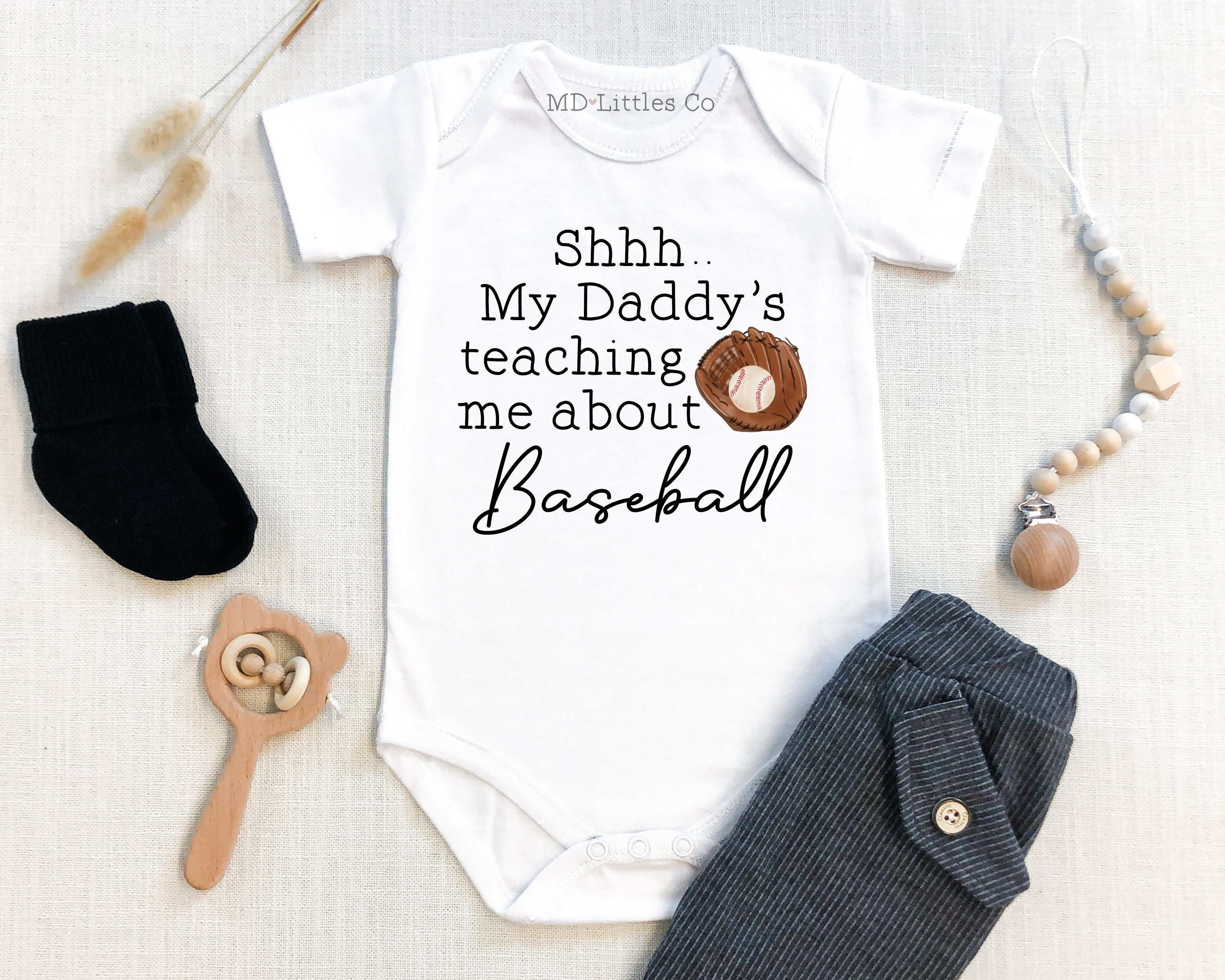 Baseball Baby Onesie® Baseball Baby Shower Baseball Baby - Etsy