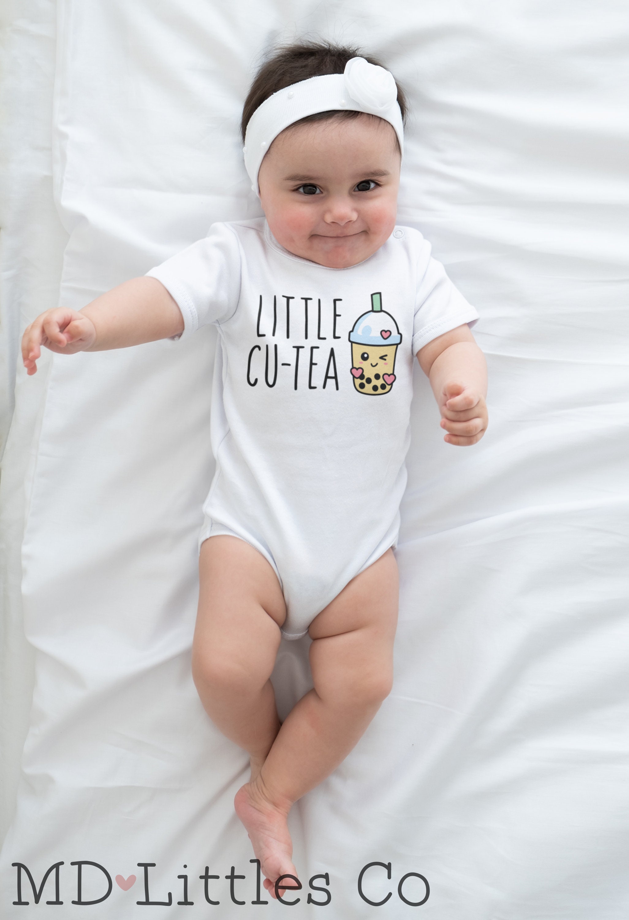 Little Cu-tea Boba Tea Onesie®, Baby Shower Gift Ideas, Boba Tea Lover ...