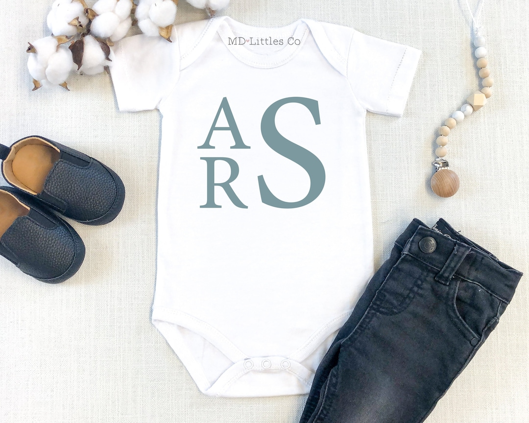 Monogram Baby Boy Onesie®, Baby Boy Gift, Baby Shower Gift for Baby Boy ...