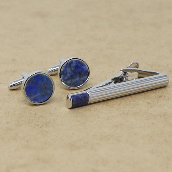 Cufflink Tie Bar Set - Etsy