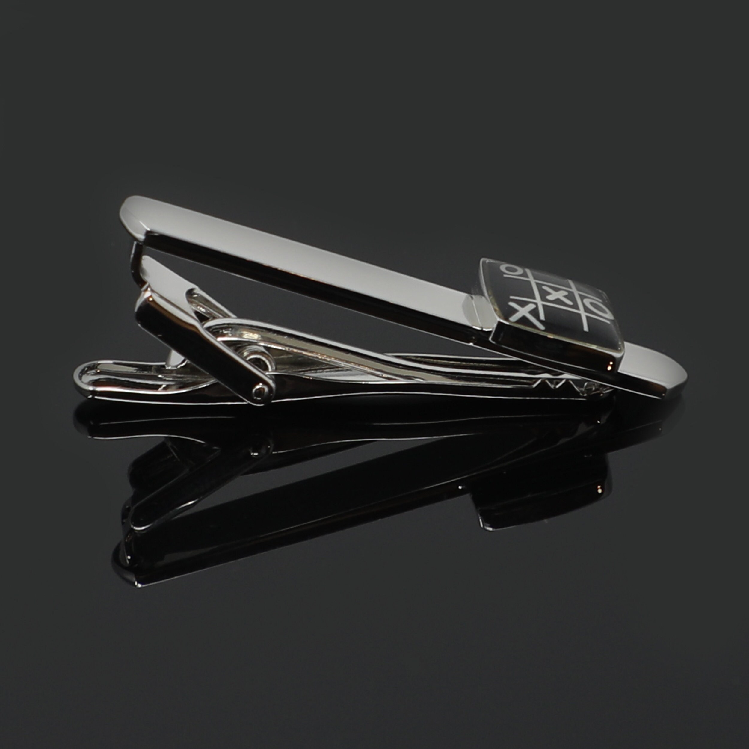 Tic Tac Toe Game Tie Clip Novelty Tie Bar Best Birthday | Etsy